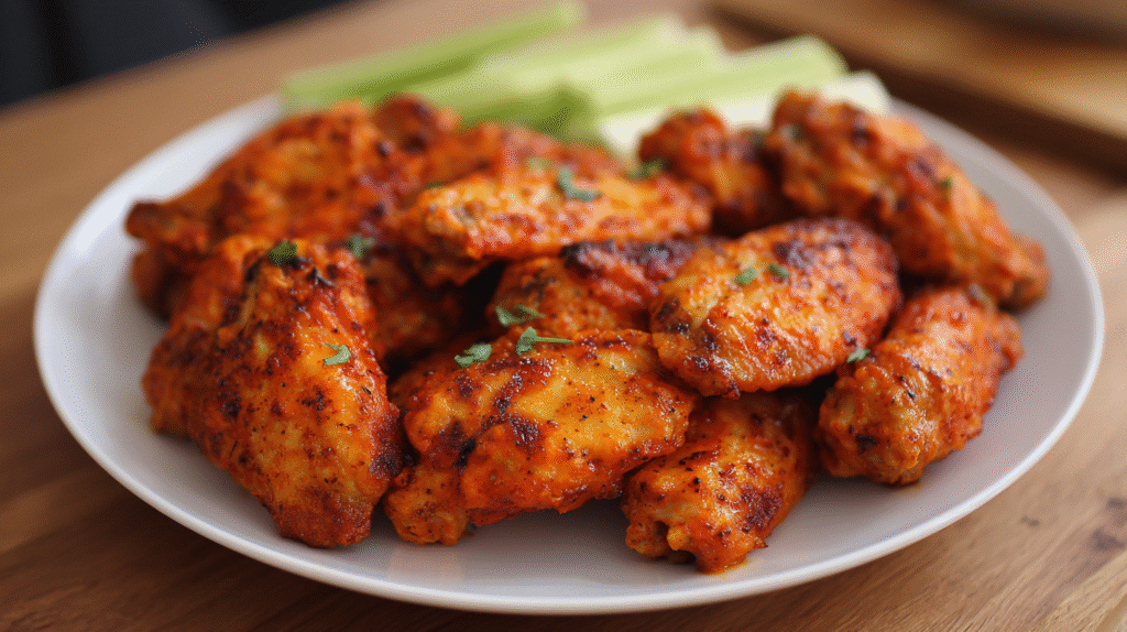 The Ultimate Crispy Spicy Buffalo Chicken Wings Recipe (Baked, Not ...