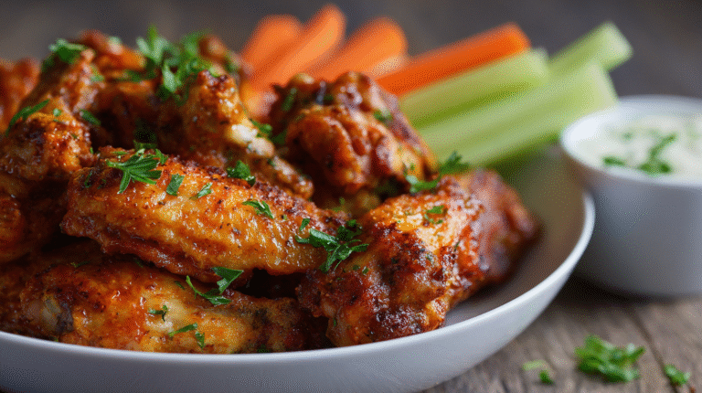The Ultimate Crispy Spicy Buffalo Chicken Wings Recipe (Baked, Not ...