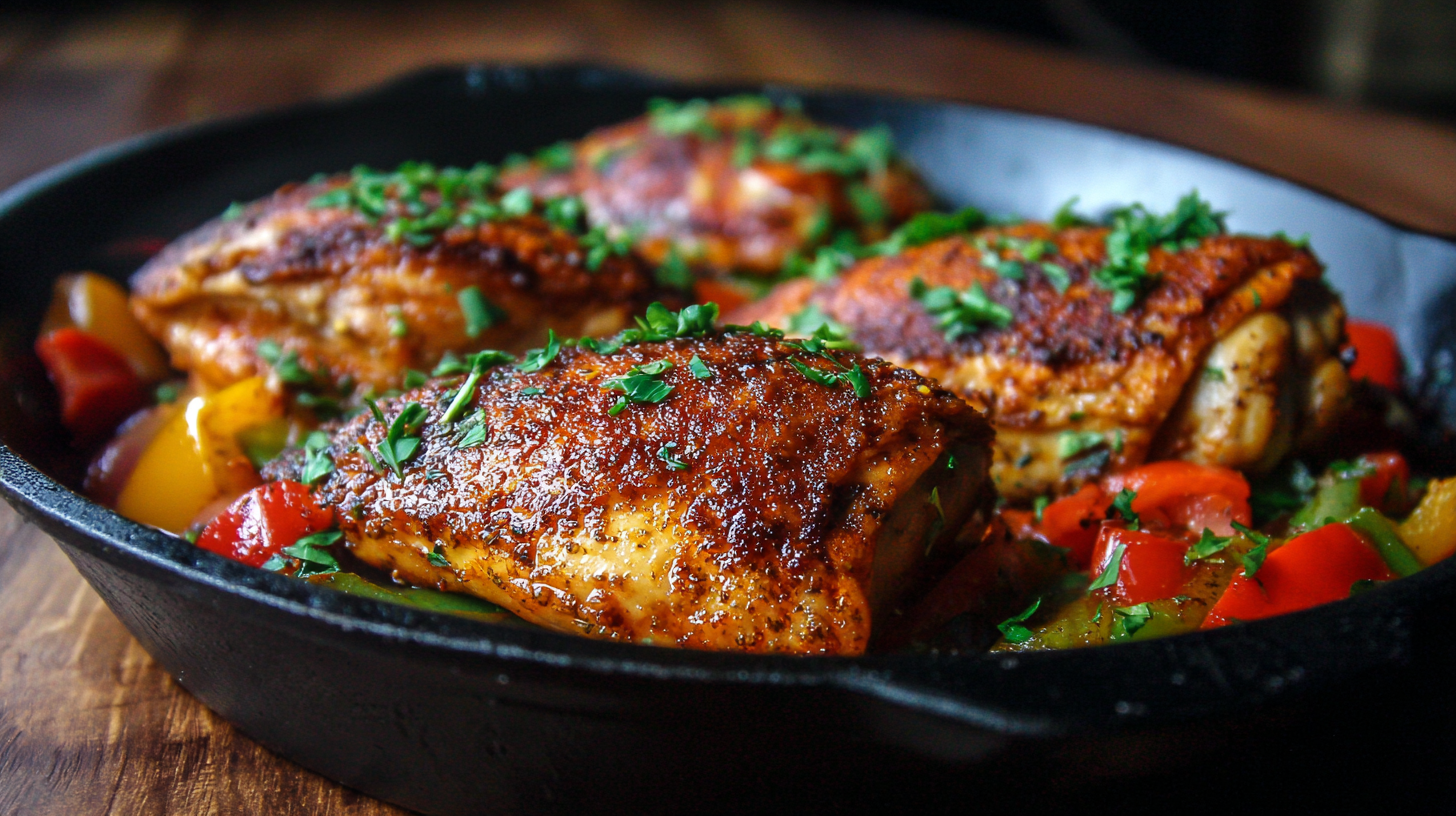 30-Minute Spicy Cajun Chicken Dinner Recipe (A One-Pan Party!) - Recipe ...