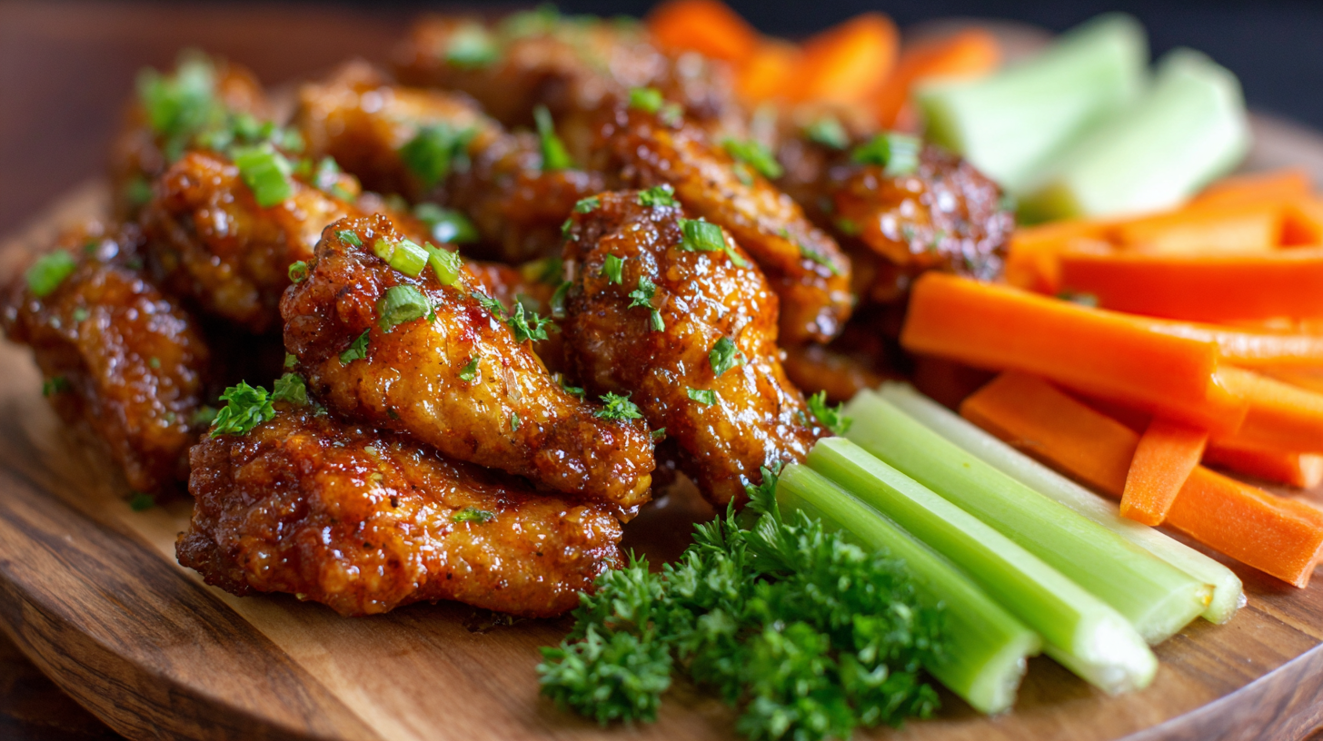 The Best Crispy Honey Garlic Chicken Wings Recipe (Baked!) - Recipe and ...