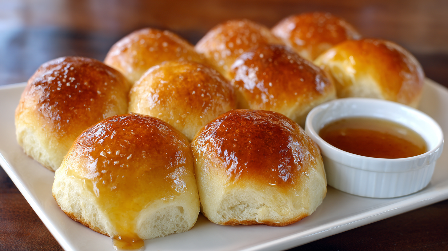 Copycat Texas Roadhouse Rolls Recipe with Cinnamon Honey Butter ...